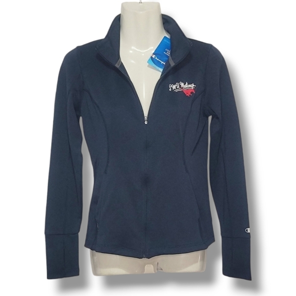 Champion | Jackets & Coats | Nwt Champion Small Smu Blue Jacket | Poshmark